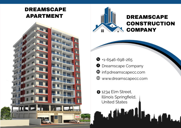 White Modern & Minimal Editable Construction Template | PosterMyWall