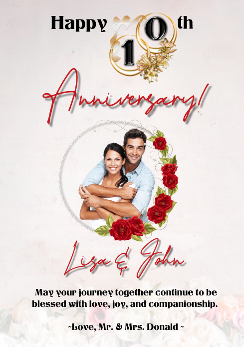 Copy of White Modern & Minimal Editable Wedding Marri | PosterMyWall