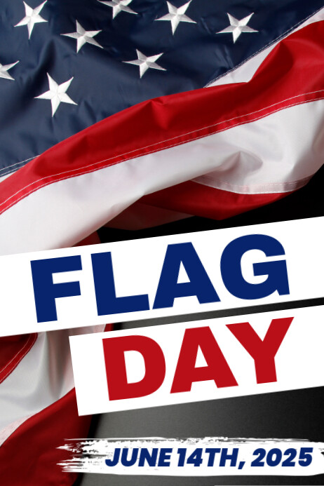 Copy of White Modern & Minimal Flag Day Poster | PosterMyWall