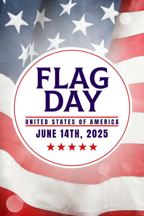 Copy of White Modern & Minimal Flag Day Poster | PosterMyWall