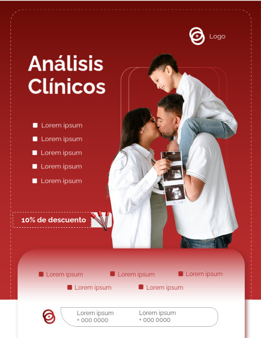 Copy of White Modern & Minimal Flyer Lab Flyer (us Letter) | PosterMyWall