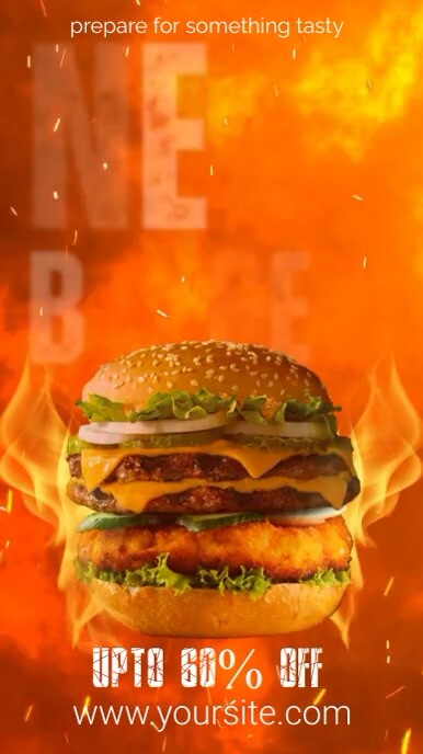 White Modern & Minimal Food Advert Instagram Template | PosterMyWall