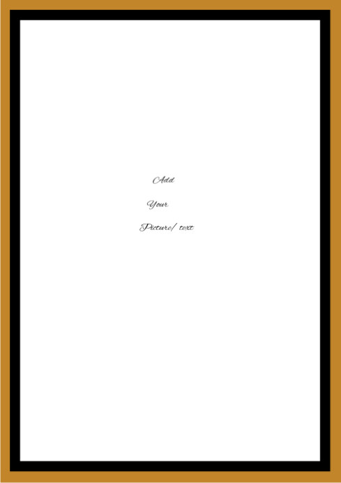 Copy of White Modern & Minimal Frame A4 | PosterMyWall