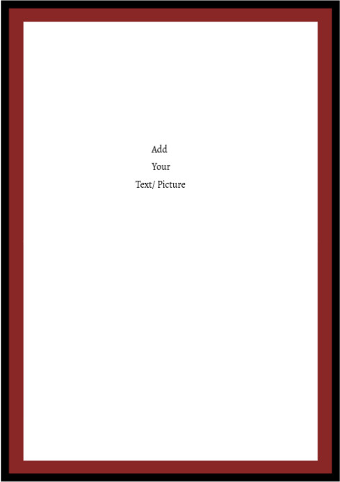 Copy of White Modern & Minimal Frame A4 | PosterMyWall