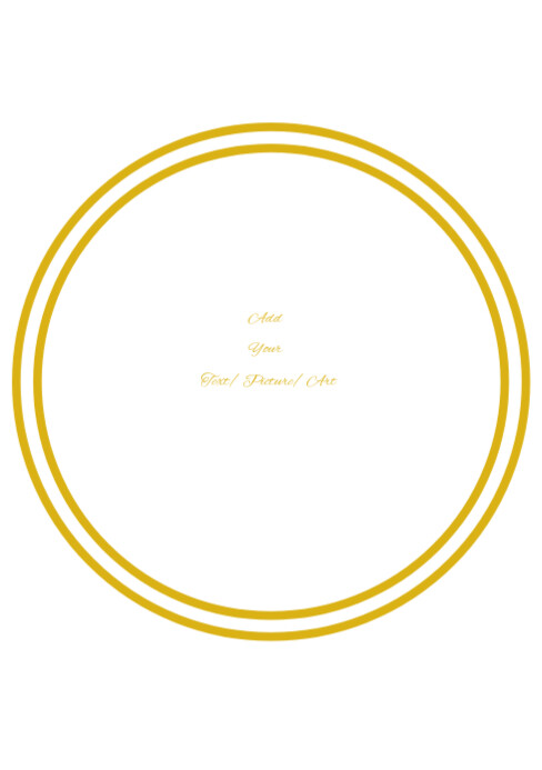 White Modern & Minimal Frame A5 Template | PosterMyWall