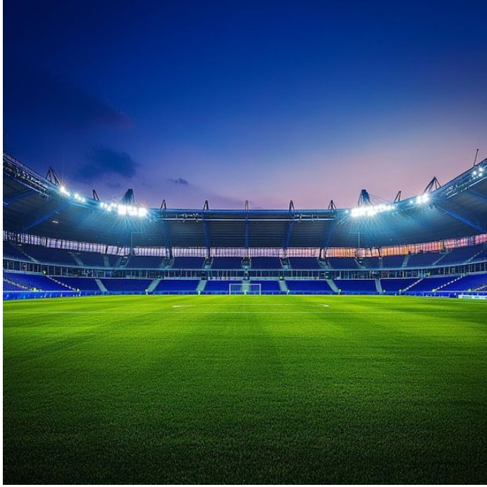 Plantilla de White Modern & Minimal Game Night Stadium Lights Instagram ...