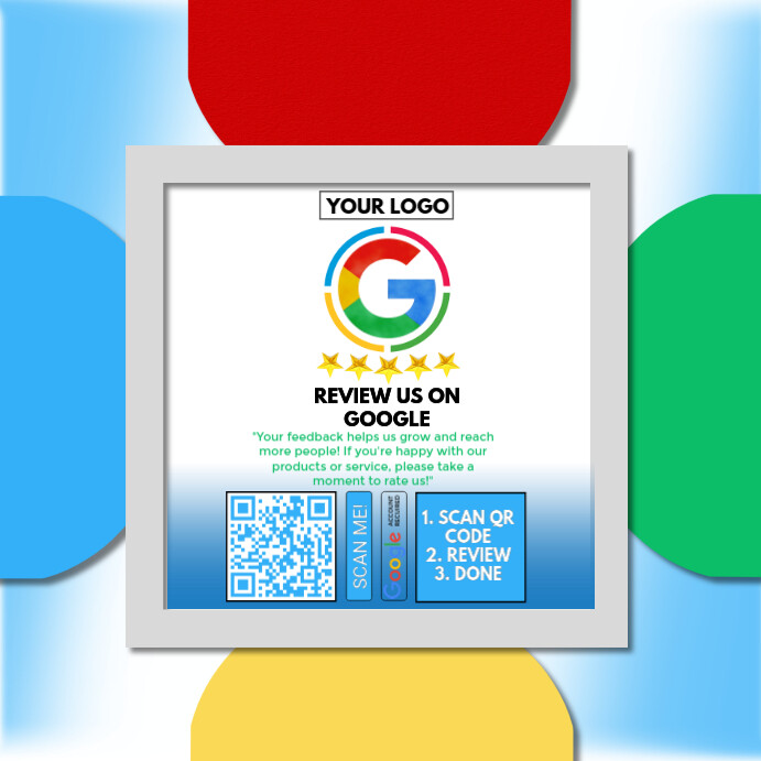 Copy of White Modern & Minimal Google Review Template Instagram Post ...