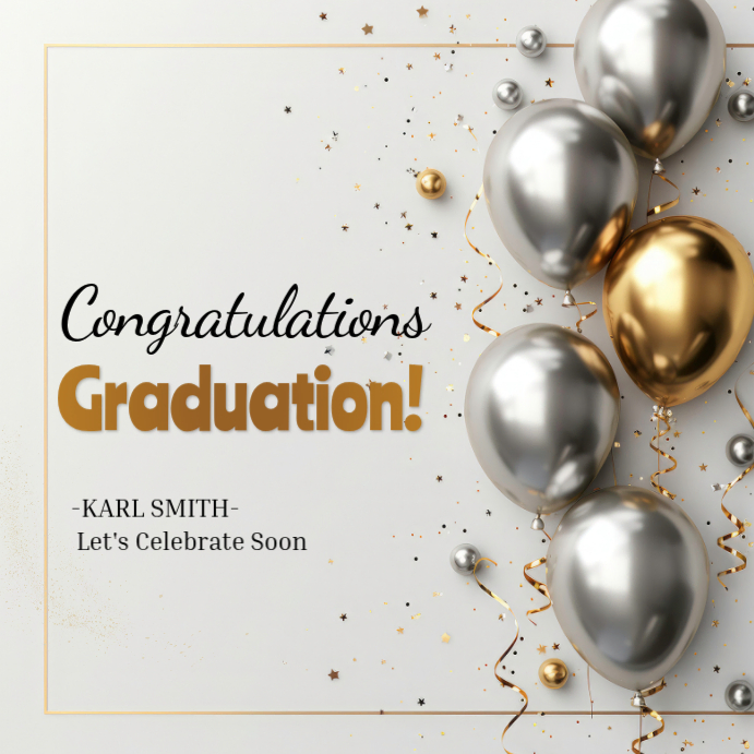 Graduation Celebration Template | PosterMyWall