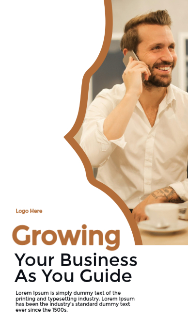 White Modern & Minimal Growing Business Guide Agency Marketing ...