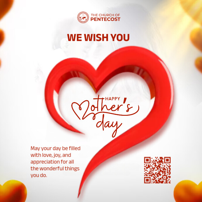 White Modern & Minimal Happy Mother's Day Instagram Post Template ...