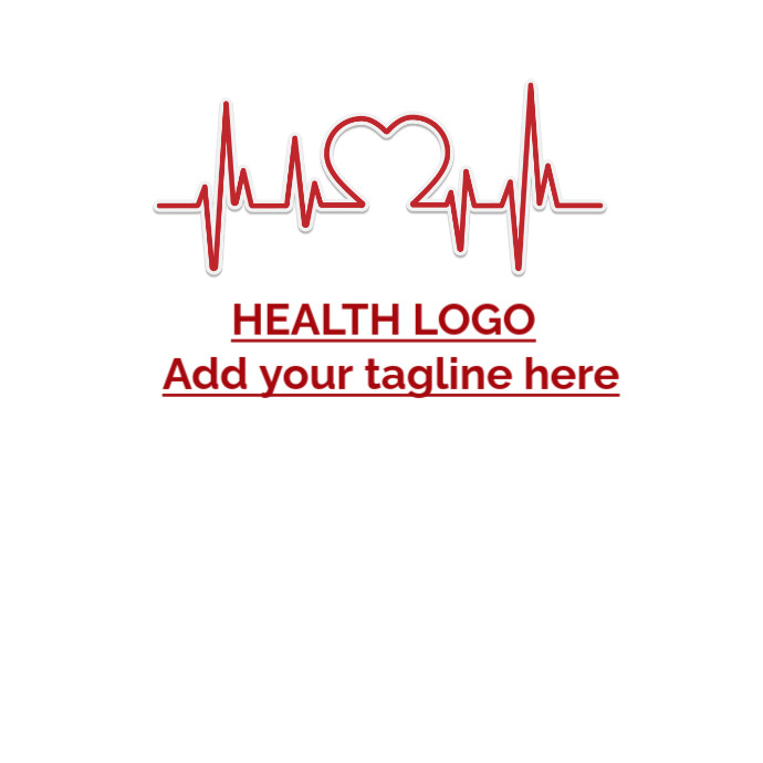 Plantilla de White Modern & Minimal Health Logo Logo | PosterMyWall