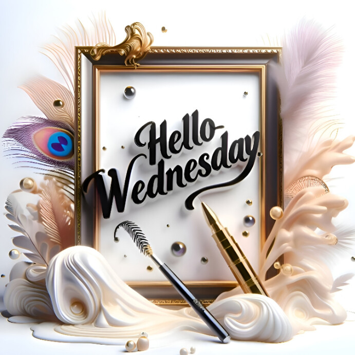 Copy of White Modern & Minimal Hello Wed Instagram Post | PosterMyWall