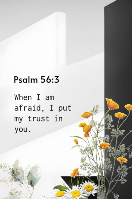 White Modern & Minimal Inspirational Bible Ve Template | PosterMyWall