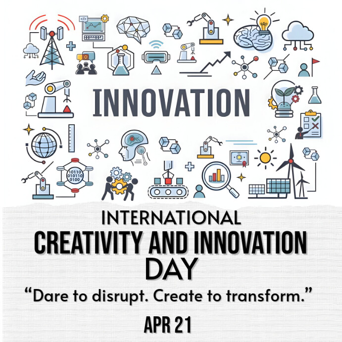 Copy of White Modern & Minimal International Creativity And Innovation ...