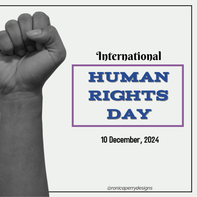 Copy of White Modern & Minimal International Human Rights Day Instagram ...