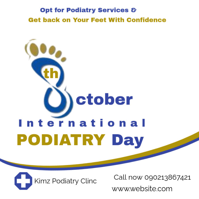 Copy of White Modern & Minimal International Podiatry Day Instagram ...