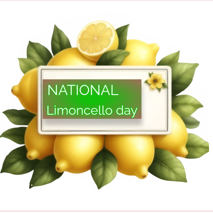 White Modern & Minimal Limoncello Day Template Instagram Post ...