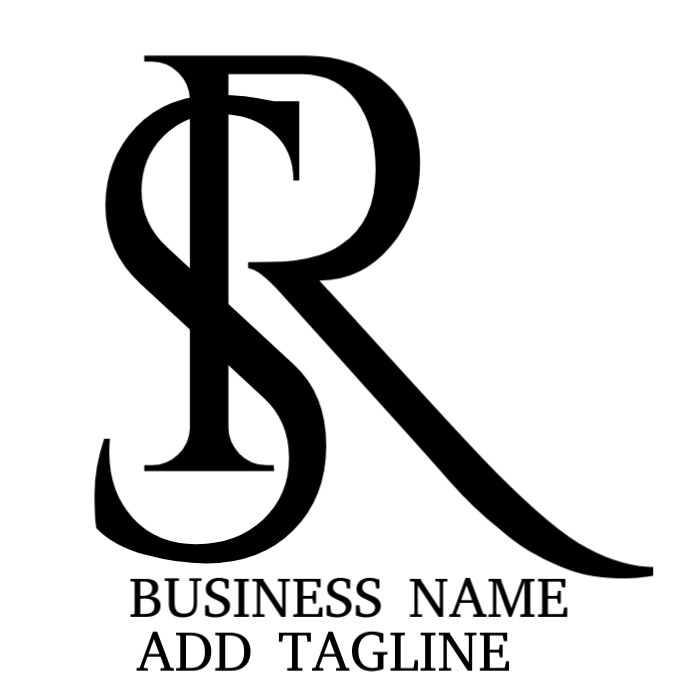 White Modern & Minimal Logo Logo Template | PosterMyWall