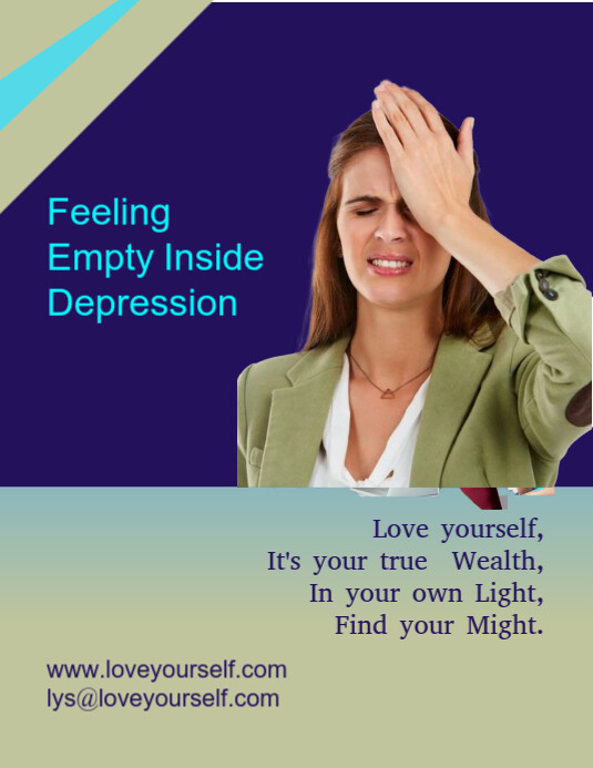 Copy of White Modern & Minimal Love Yourself Flyer (us Letter ...