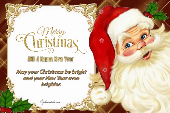 White Modern & Minimal Merry Christmas Label Template | PosterMyWall