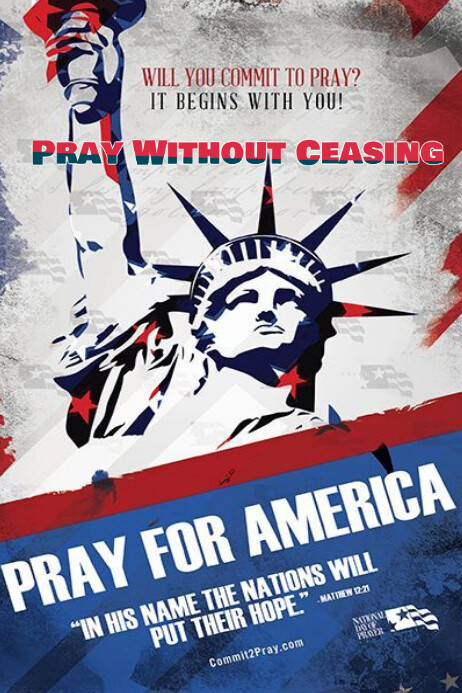 Copy of White Modern & Minimal National Day Of Prayer Poster | PosterMyWall