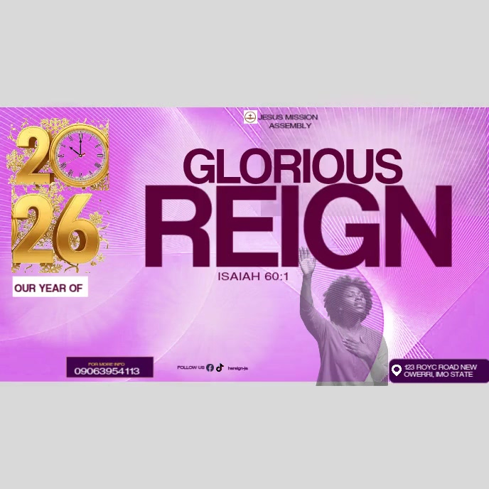 White Modern & Minimal New Year Prophetic Decree Sticker Digital ...