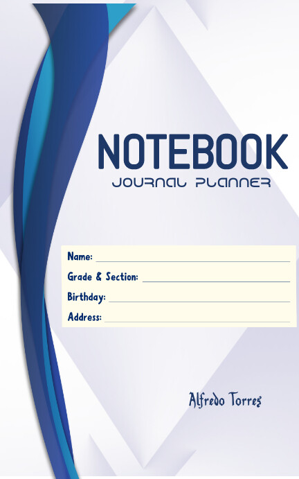 Copy of White Modern & Minimal Notebook Kindle/book C | PosterMyWall