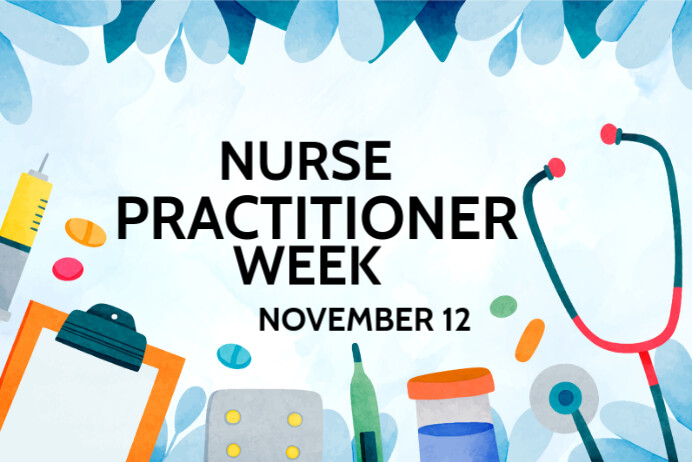 Copy of White Modern & Minimal Nurse Practitioner Week Poster ...