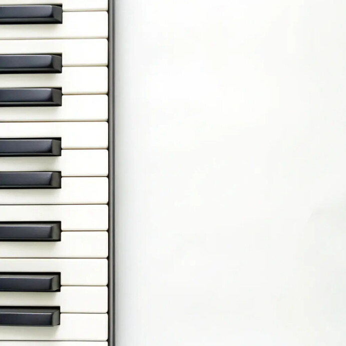 Copy of White Modern & Minimal Piano Keys Border Template Instagram ...