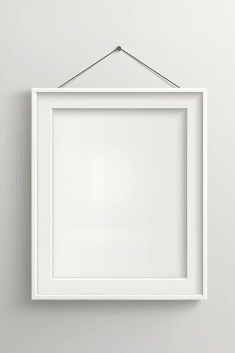 Copy of White Modern & Minimal Picture Frame Mockup Template Poster ...
