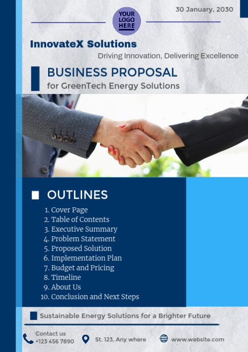 Copy of White Modern & Minimal Professional Business Proposal Template ...