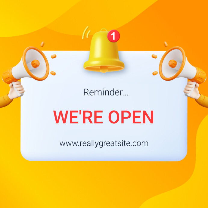 Copy of White Modern & Minimal Reminder Instagram Pos | PosterMyWall