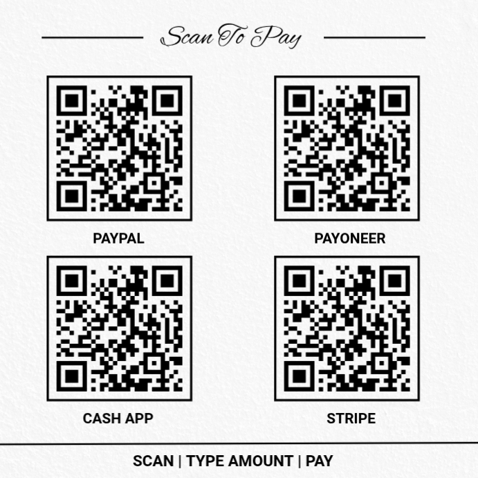 Plantilla de White Modern & Minimal Scan Me Poster Instagram Post ...