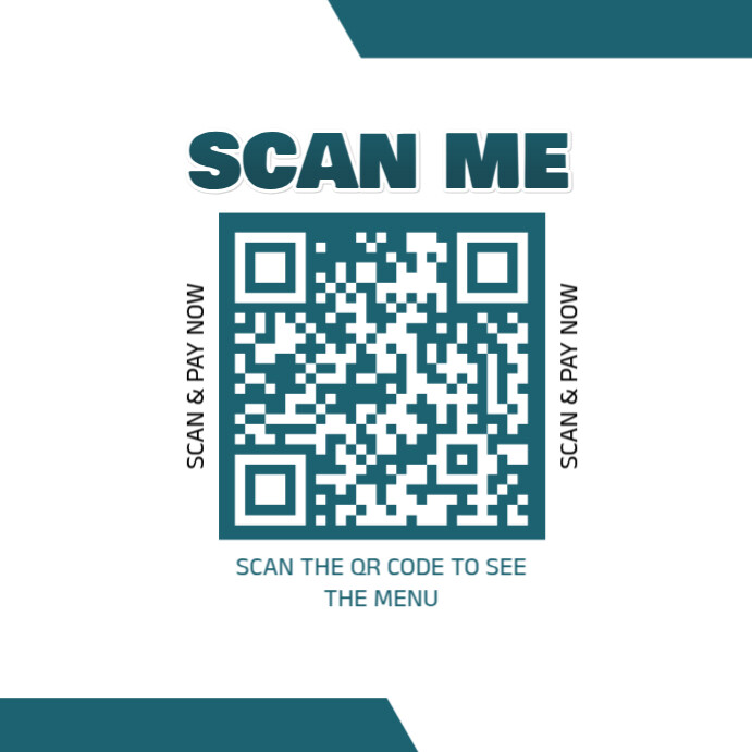 White Modern & Minimal Scan Qr Code Instagram Post Template | PosterMyWall