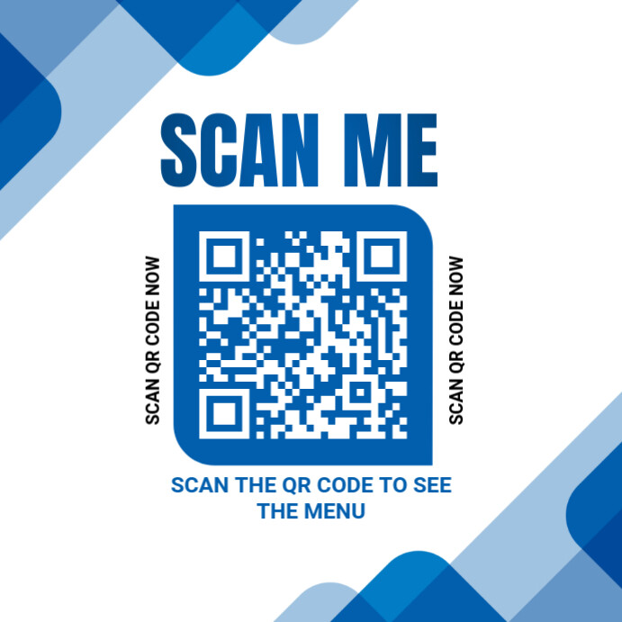 White Modern & Minimal Scan Qr Code Instagram Post Template | PosterMyWall