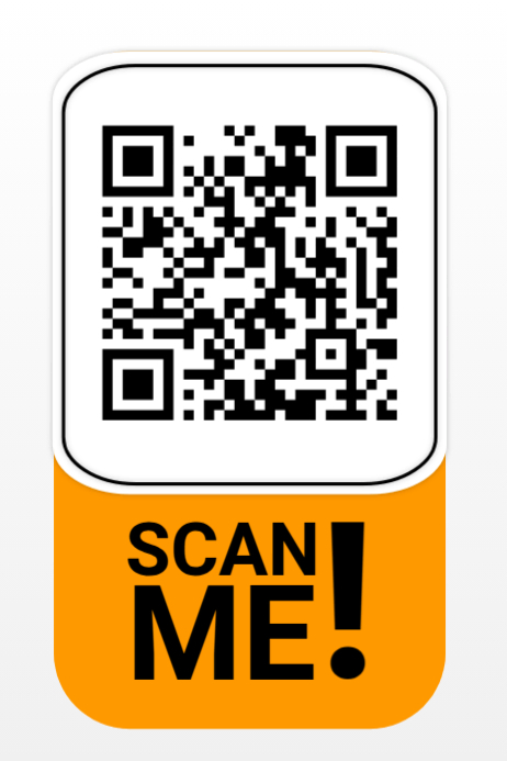 White Modern & Minimal Scan Qr Code Poster Template | PosterMyWall