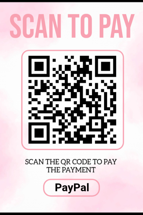 White Modern & Minimal Scan To Pay Poster Template | PosterMyWall