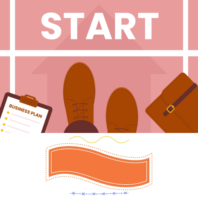 Copy of White Modern & Minimal Start Line Business Plan Concept ...