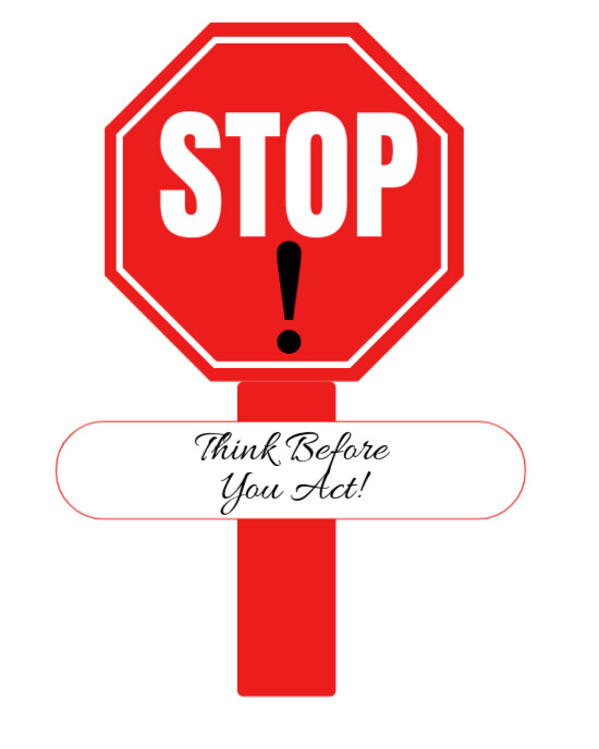 Copy of White Modern & Minimal Stop Sign Instagram Portrait | PosterMyWall