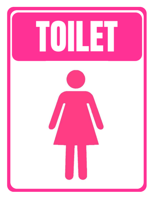 Plantilla de White Modern & Minimal Toilet Signage Flyer | PosterMyWall