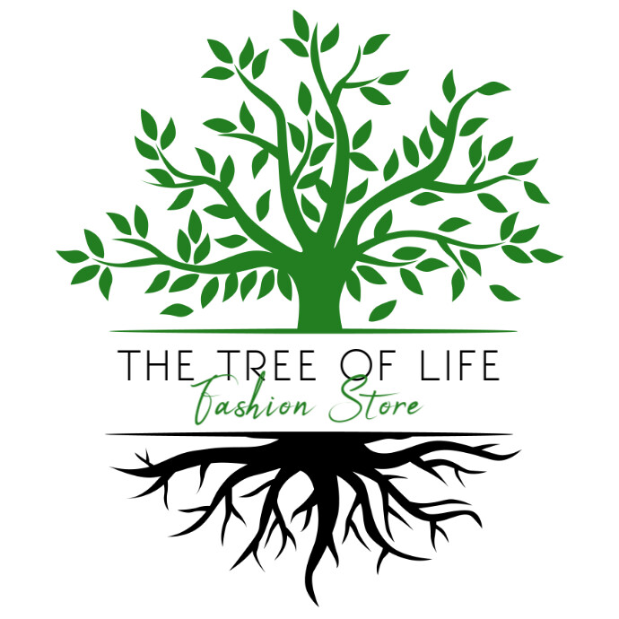 White Modern & Minimal Tree Of Life Logo Template | PosterMyWall