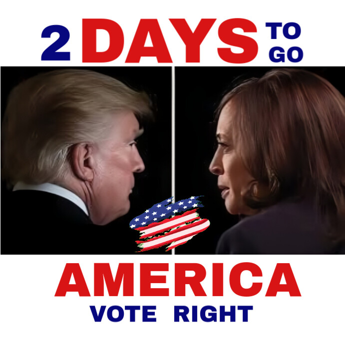 White Modern & Minimal Us Election Instagram Post Template | PosterMyWall