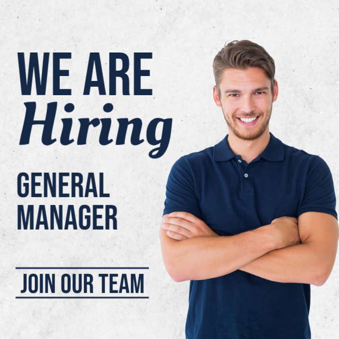 White Modern & Minimal We Are Hiring Instagram Post Template | PosterMyWall