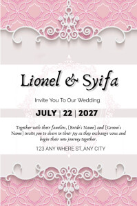 Wedding Invitation Template | PosterMyWall