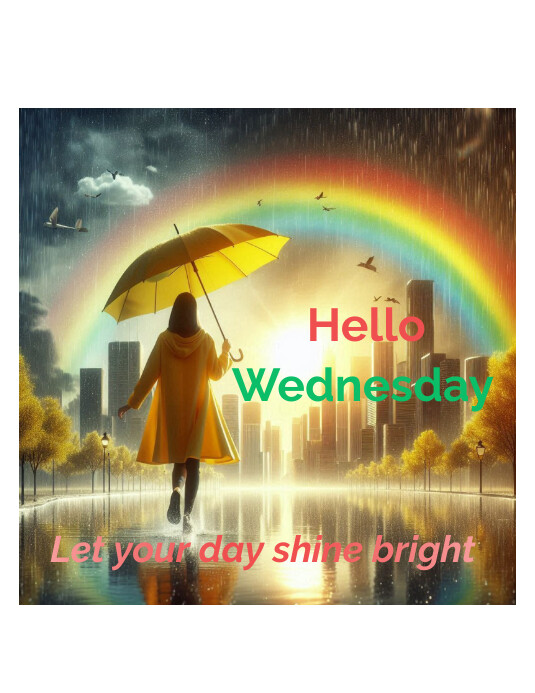 Copy of White Modern & Minimal Wednesday Flyer (us Le | PosterMyWall