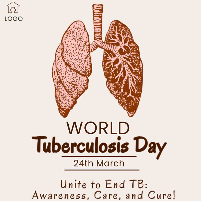 Copy of White Modern & Minimal World Tuberculosis Day Instagram Post | PosterMyWall