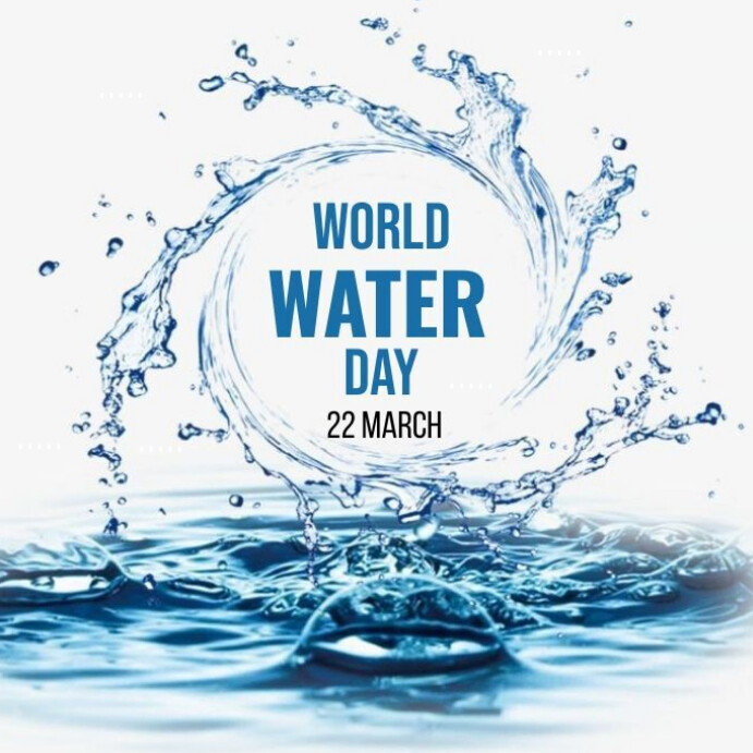 Plantilla de White Modern & Minimal World Water Day Instagram Post ...