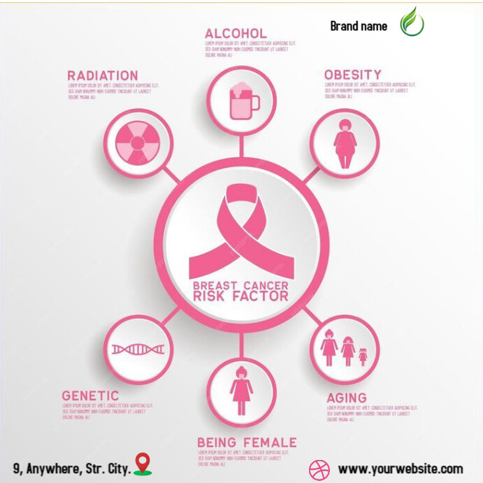 White Modern & Minimal Breast Cancer Awareness Template Instagram Post ...