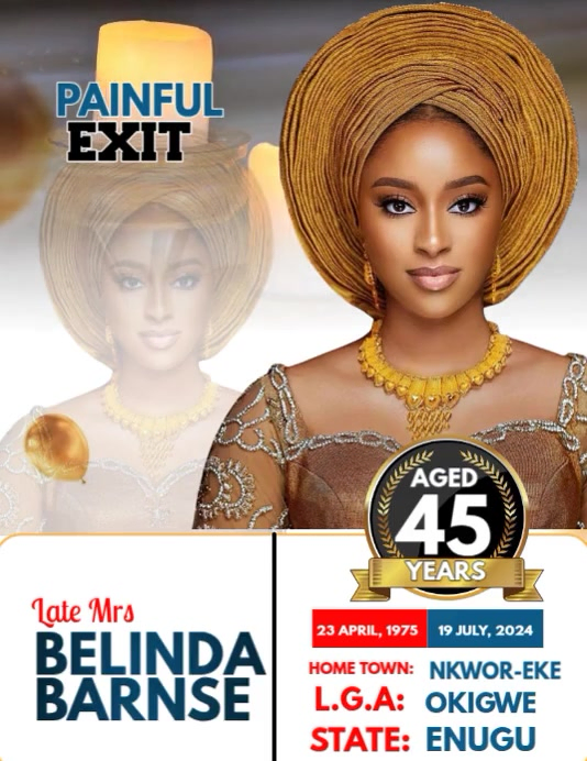 Plantilla de White Modern & Minimal Funeral/burial Arrangement Flyer ...