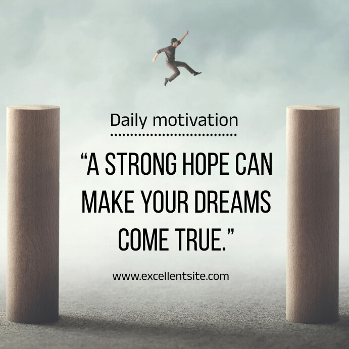 White Motivational Quotation Instagram Post Template | PosterMyWall